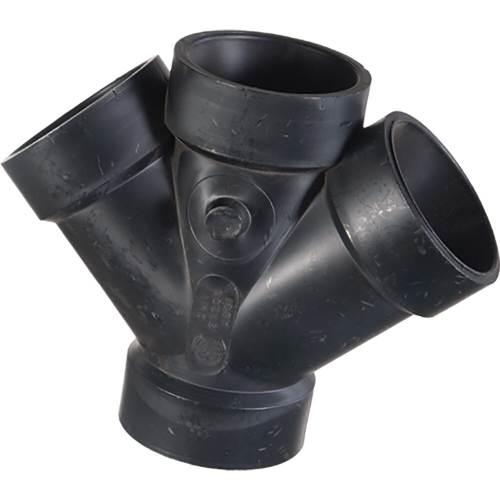ABS Double Wye - 2" x 2" x 1-1/2" x 1-1/2"