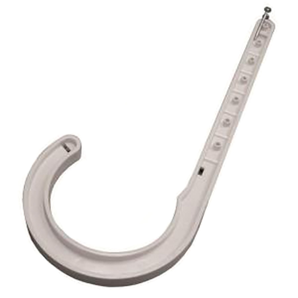 PVC J-Hook - 1-1/2" x 8"