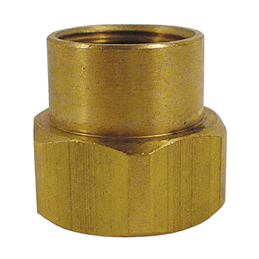 CPI Brass Hose Adapter - 3/4” FHT x 1/2” FPT