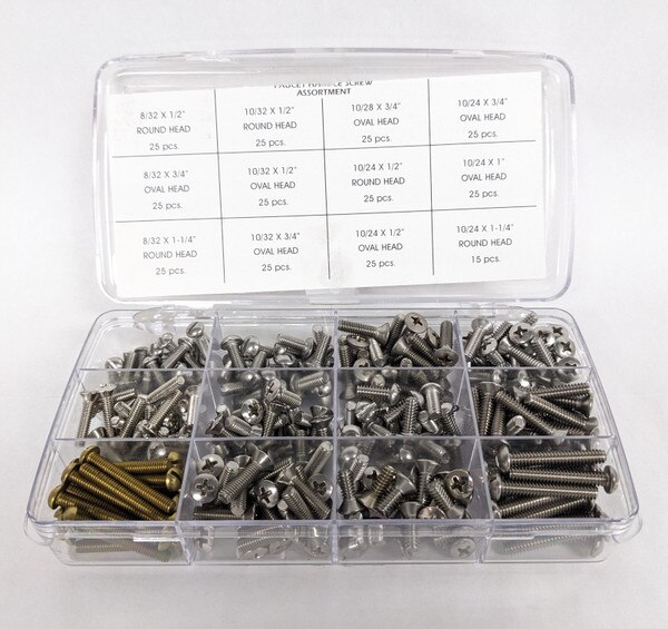 Handle Screw Assortment, 200 Piece