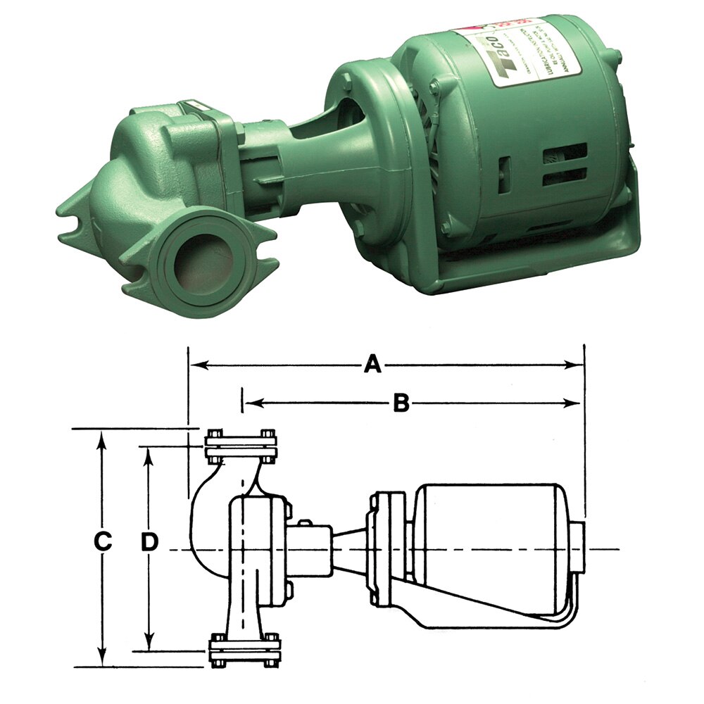 Taco 110-120 Series Single Phase Circulating Pump