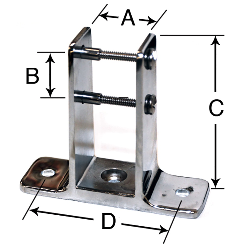 Double Ear Urinal Screen Bracket