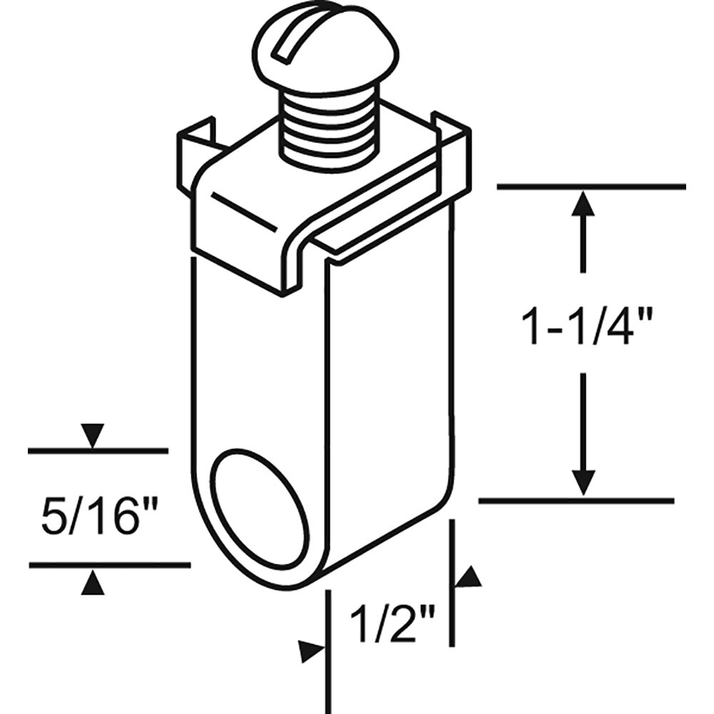 Closet Door Pivot Rod Assembly